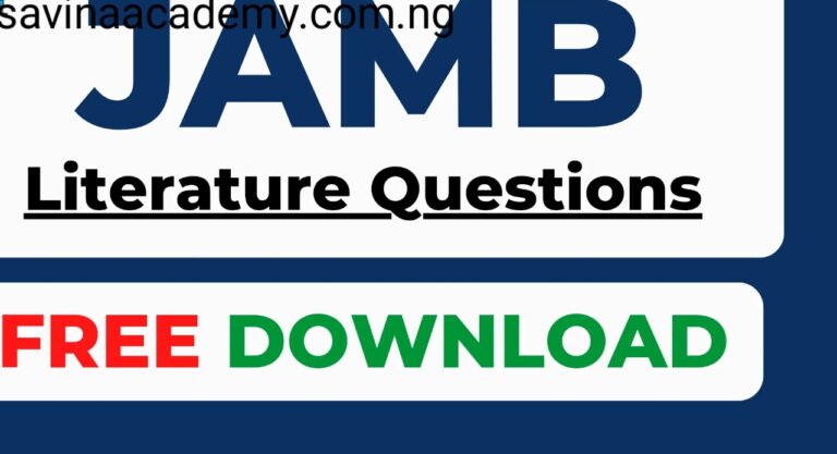 Literature JAMB Past Questions PDF 2011–2025: Ultimate Resource to Ace ...