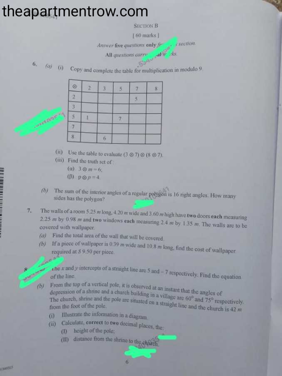 Junior WAEC Mathematics Past Questions and Answers PDF » Savina Academy